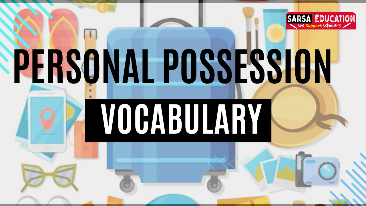 Personal possession vocabulary