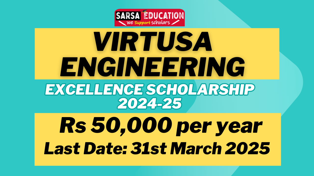 Virtusa scholarship for engineering students 2024-25