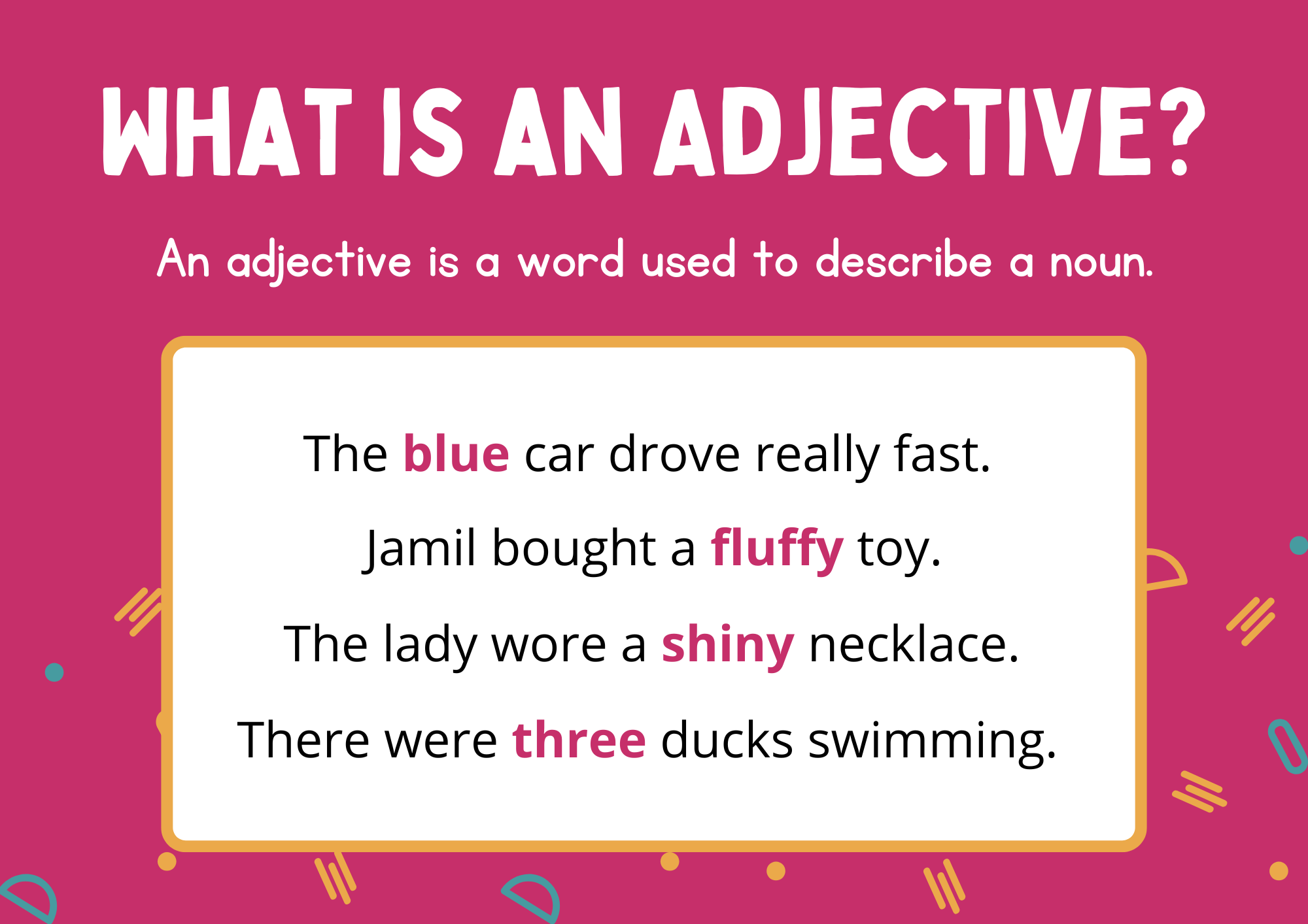 Basic Adjectives